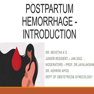 NIVI Postpartum hemorrhage powerpoint pptx | PPTX