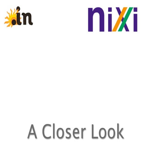 National Internet Exchange of India's Corporate Presentation | PDF