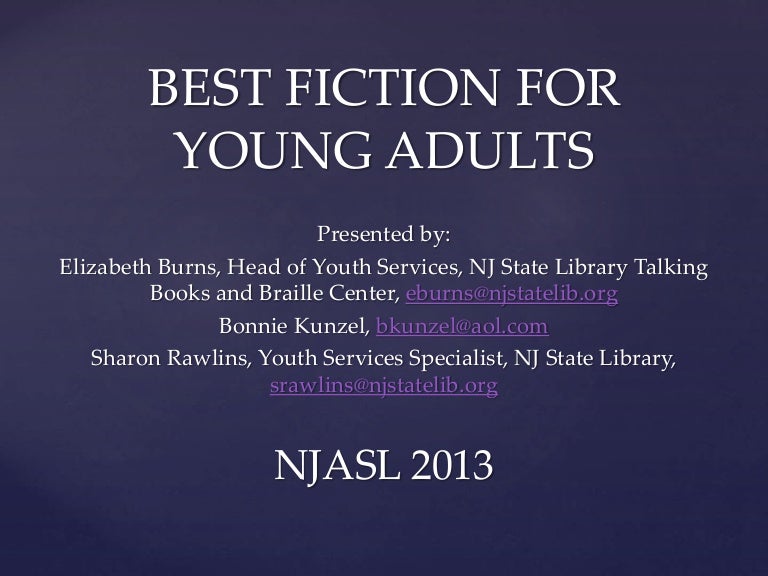Njasl 2013 Best Fiction For Young Adults Book Covers To Accompany B njasl-2013-best-fiction-for-young-adults-book-covers-to-accompany-b
