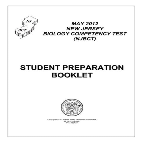 Biology Exam Student Preparation Booklet | PDF