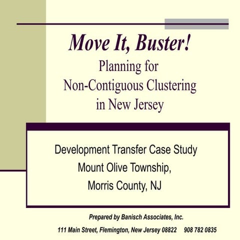 Nj future non contiguous clustering 11-7-12 banisch | PPT | Houses ...