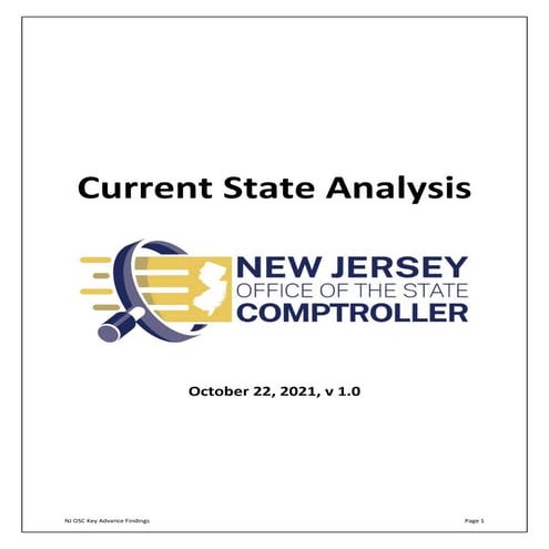 Current State Analysis | PDF