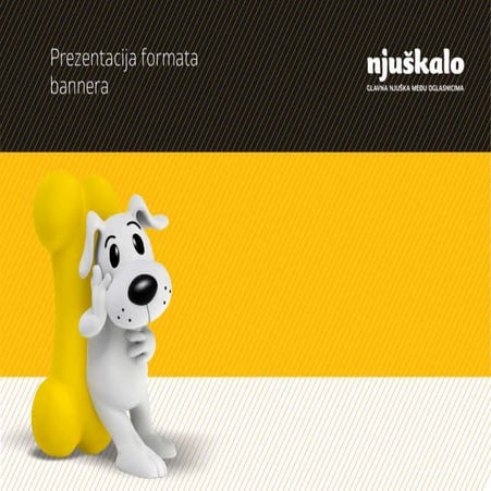 Njuškalo prezentacija - formati benera | PPTX