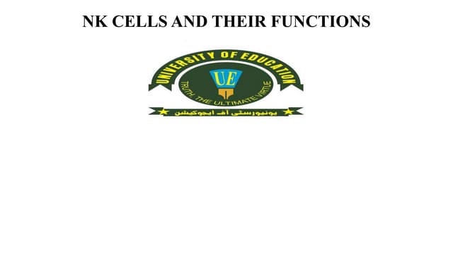Natural killer cells | PPTX