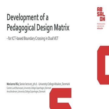 It differentiering transfer-310316_m_riis | PPTX