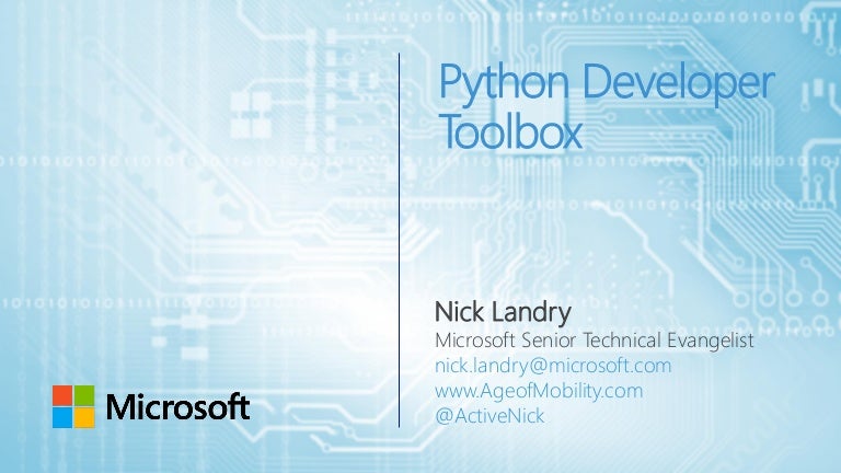 Python Developer Toolbox 7692