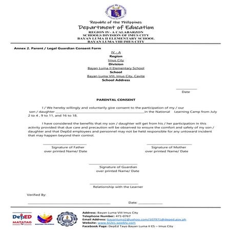 national learning camp for sy 2023 - 2024 | DOCX