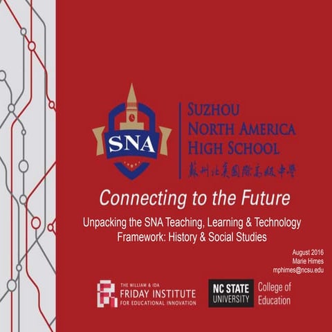 Unpacking the SNA Teaching, Learning & Technology Framework: History ...