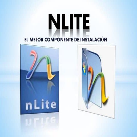 programa nLite (instalación y uso). | PPTX