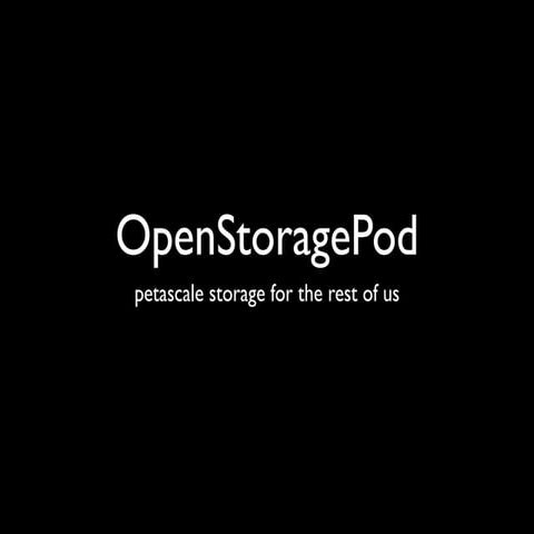 OpenStoragePod | PDF