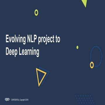 Taras Fedorov "Evolution from ML to DL in NLP project" | PPTX