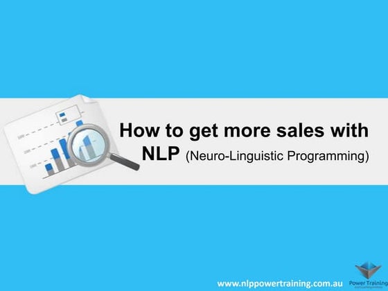 Selling With Nlp | PPT | Sales | Business