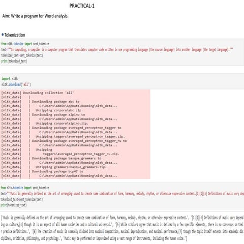 ppt briefing about natural language processing | PPT