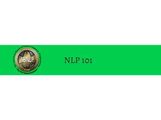 Nlp 101 | PPT