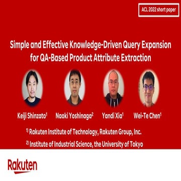 Simple And Effective Knowledge Driven Query Expansion For Qa Based Product Attribute Extraction 8778
