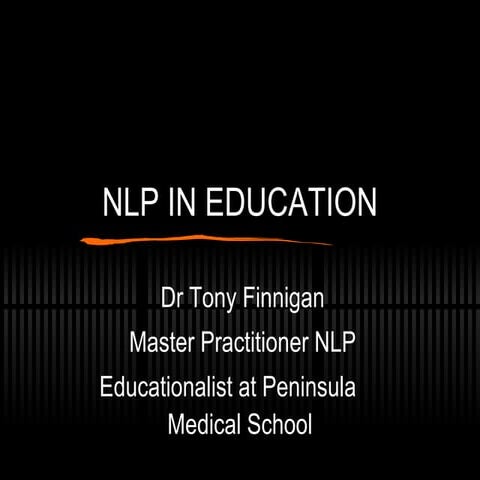 Nlp in education | PPT