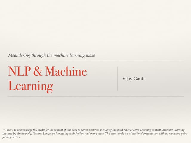 Statistical Learning And Text Classification With Nltk And Scikit Lea…