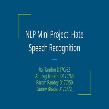 NLP_MPR_PPT Hate Speech Recognition.pptx