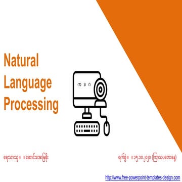 Nlpnatural Languageprocessing Ppt