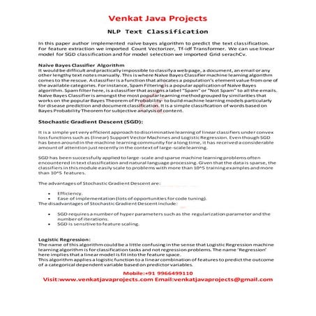 Nlp text classification | DOCX