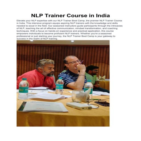 NLP Trainer Course in India.docx