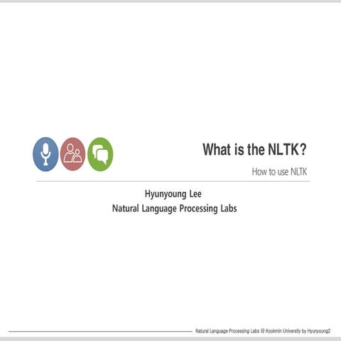 NLTK practice with nltk book | PPT