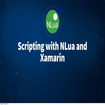 NLua with Xamarin | PPT