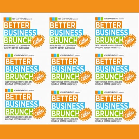 Better Business Brunch CEBU! 05/10/14 | PPT
