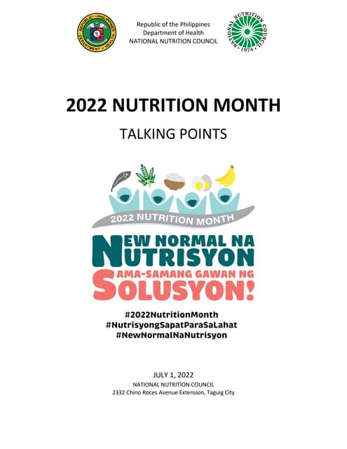 2024 Briefer PPan nutrition month celebration | PDF
