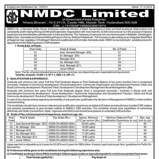 Nmdc | PDF