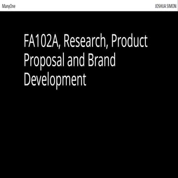 FA102A_Final Presentation | PPT
