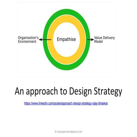 Approach to design strategy | PPTX