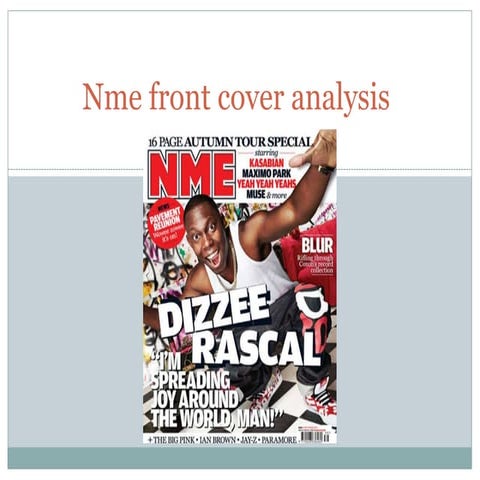 Nme front cover analysis | PPTX