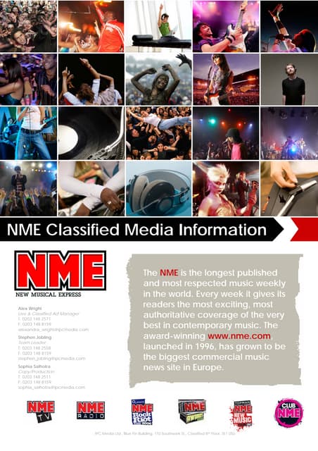 Nme rate card analysis | PDF