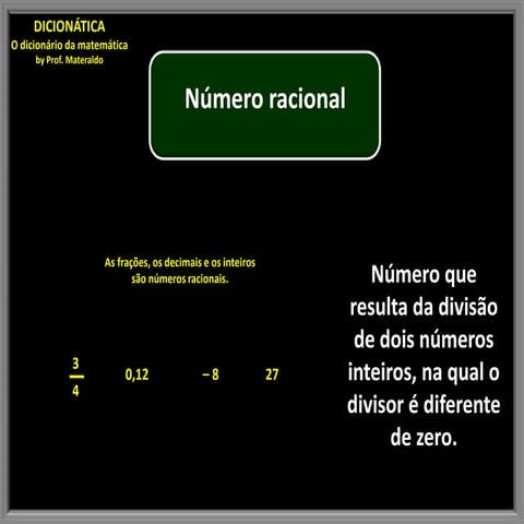 Número racional | PPT