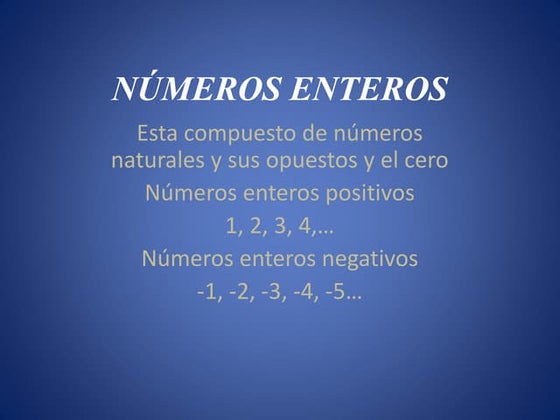 Hoja De Referencia De Reglas De Números Enteros