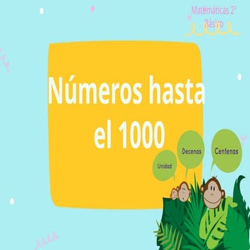 Presentación de Números hasta el 1000. PPT | PPTX