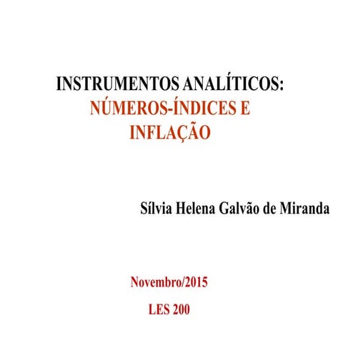 Números índice e inflação.ppt