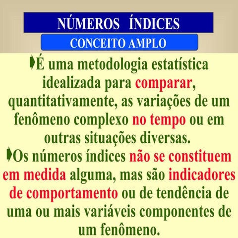 Números índices | PPT
