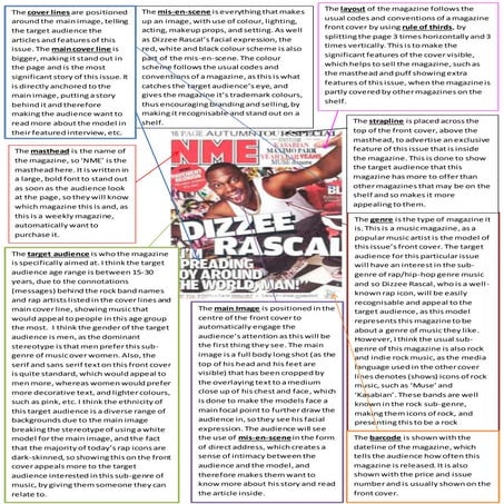 Nme task 2a analysing front cover | PDF