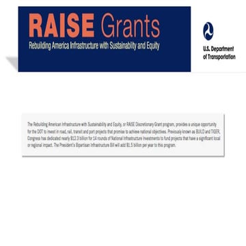 New Mexico Federal Grants Bureau on BIL RAISE Grants Opportunity.pptx