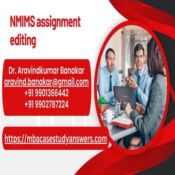 NMIMS assignment editing - NMIMS Unique Assignments - NMIMS MBA Solved ...