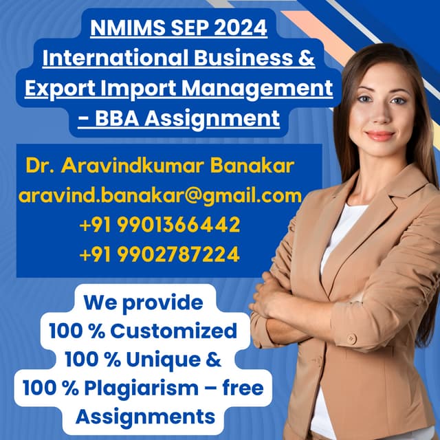 NMIMS SEP 2024 International Business & Export Import Management - BBA Assignment.pdf