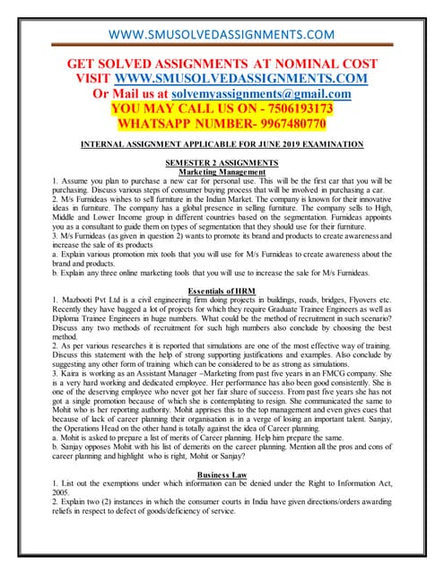 1st Semester MBA (Jun-2016) Question Papers | PDF