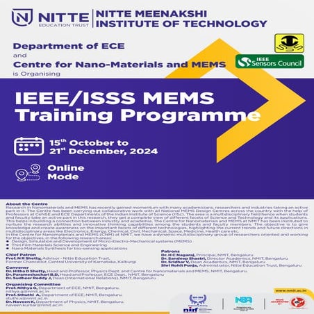 NMIT - ECE - IEEE ISSS MEMS Training Programme-2024 - Brochure (1).pdf