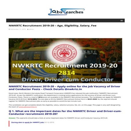 Nmkrtc vacancy | PDF