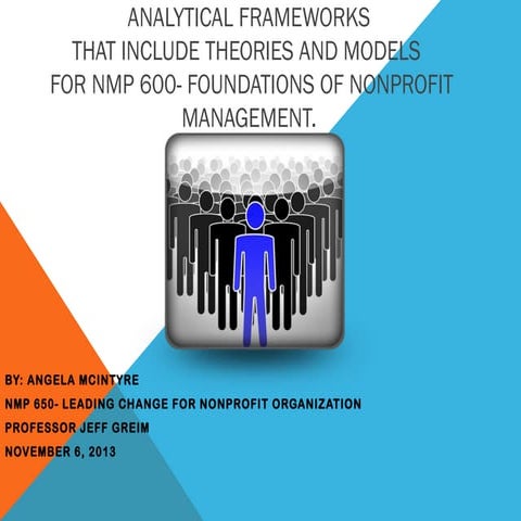 Nmp 650- core course nmp 600 | PPT | Non-Profit Organizations | Industries