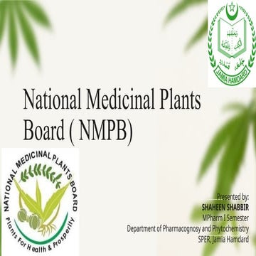 national medicinal plants board mpharm.pptx