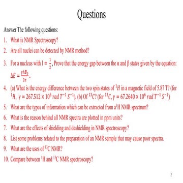 Spin spin splitting (n+1 Rule) NMR spectroscopy | PPTX