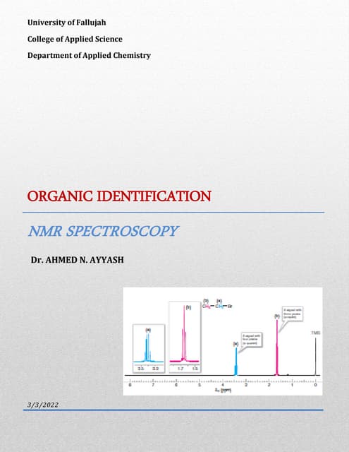 Spin spin coupling and coupling constant | PPTX